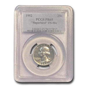 Buy 1952 Washington Quarter PR-65 PCGS (Superbird) | APMEX
