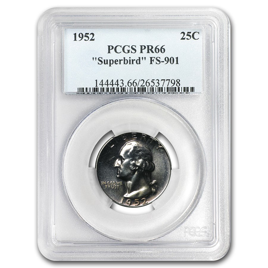 Buy 1952 Washington Quarter PR-66 PCGS (Superbird) | APMEX
