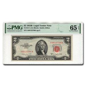 Buy 1953-B $2 U.S. Notes Red Seal CU-65 EPQ PMG (Fr#1511) | APMEX