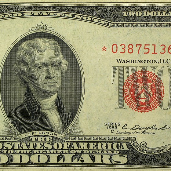 Buy 1953-C* $2.00 U.S. Notes Red Seal XF (Fr#1512*) Star Note | APMEX
