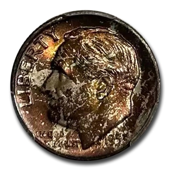 1953-D Roosevelt Dime MS-66 PCGS (FB)