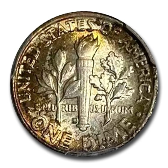 1953-D Roosevelt Dime MS-66 PCGS (FB)