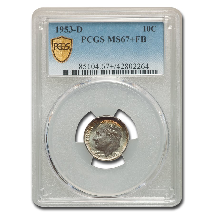 Buy 1953-D Roosevelt Dime MS-67+ PCGS (FB) | APMEX
