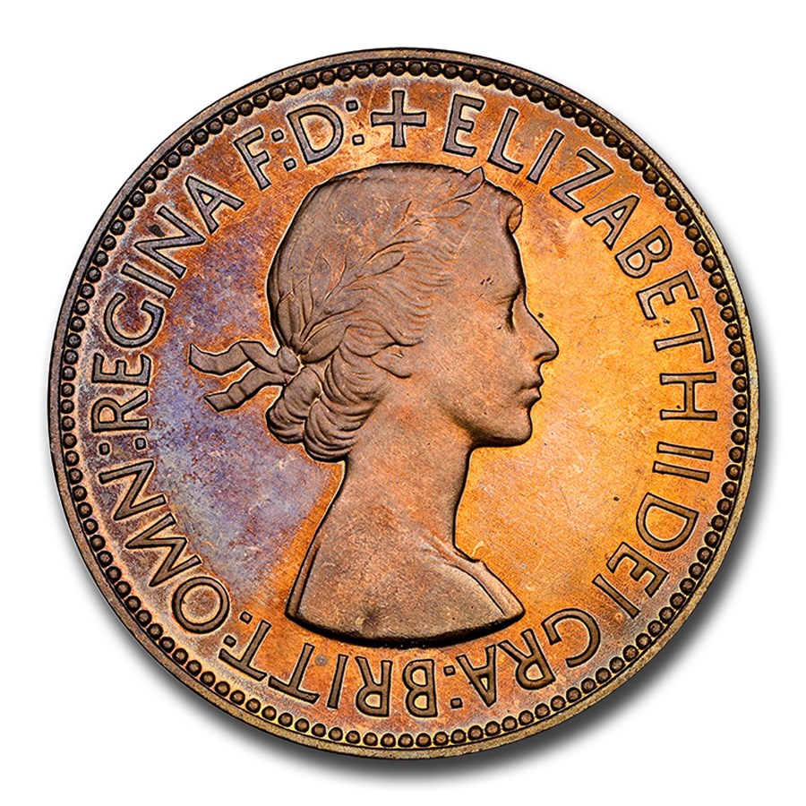 Buy 1953 Great Britain Penny Elizabeth II PF-67 NGC (Brown) | APMEX