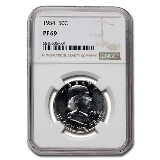 1954 Franklin Half Dollar PF-69 NGC