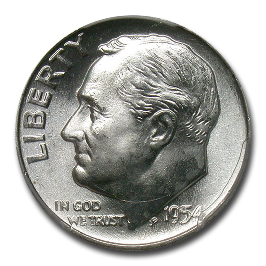 Buy 1954 Roosevelt Dime MS-66 PCGS (Doubled Die Reverse, FS-801) | APMEX