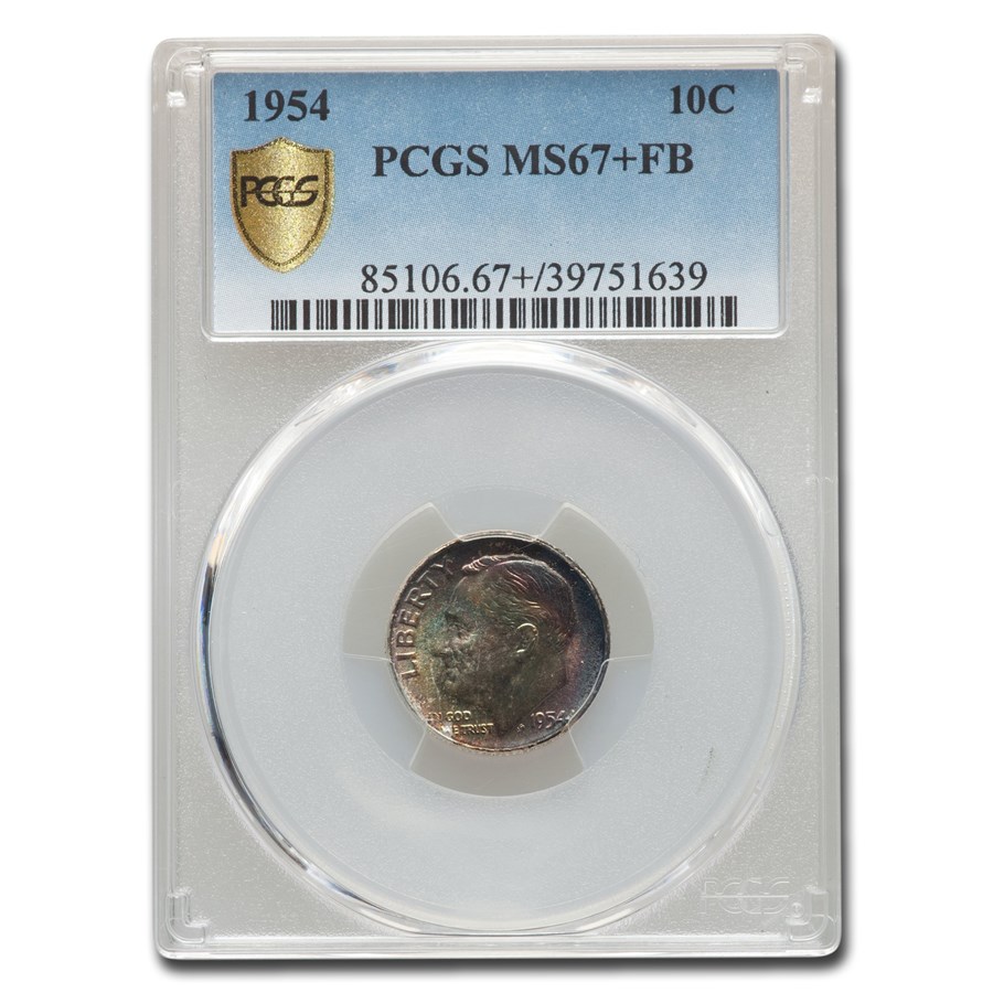 Buy 1954 Roosevelt Dime MS-67+ PCGS (FB) | APMEX