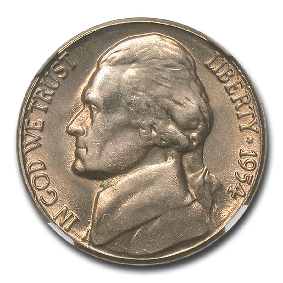 Buy 1954-S/D Jefferson Nickel MS-65 NGC (FS-501) | APMEX