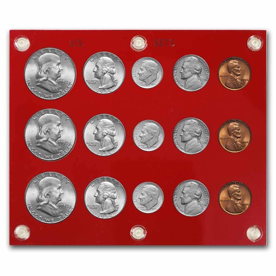 Buy 1954 U.S. Mint P-D-S Set | APMEX