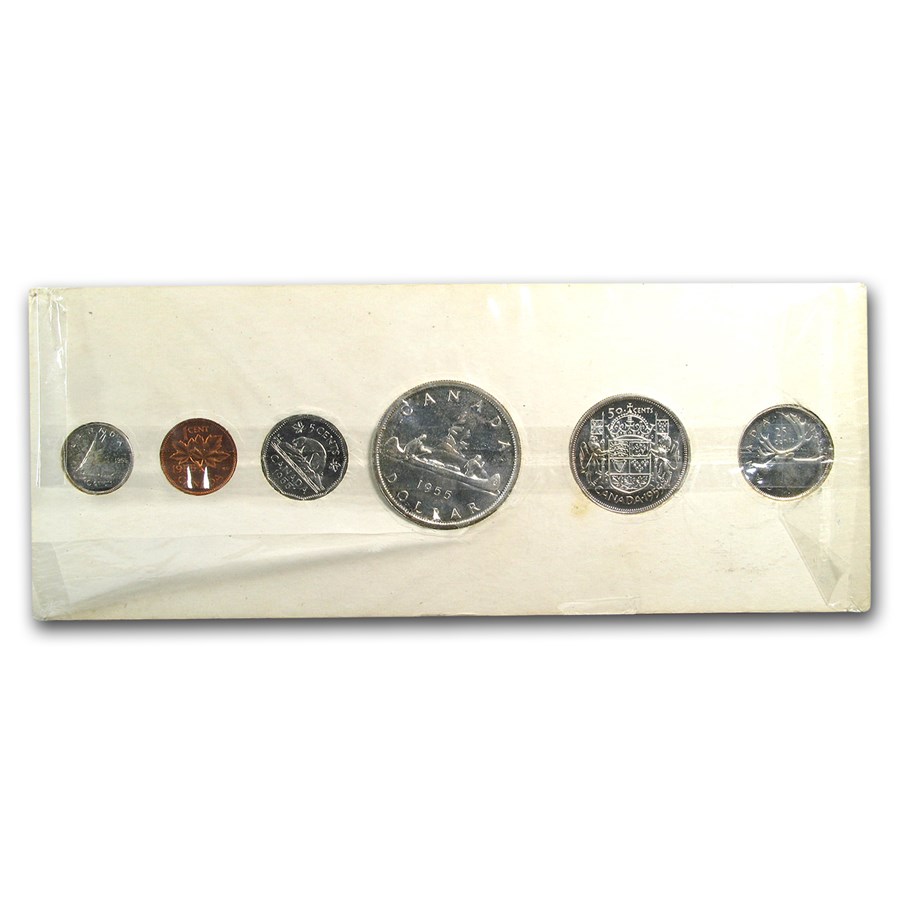 Buy 1955 Canada 6-Piece Proof Like Coin Set BU | APMEX