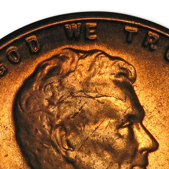 Buy 1955 Lincoln Cent BU (Red, Cracked Skull) | APMEX