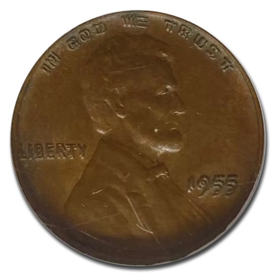 Buy 1955 Lincoln Cent Doubled Die AU-55 NGC | APMEX