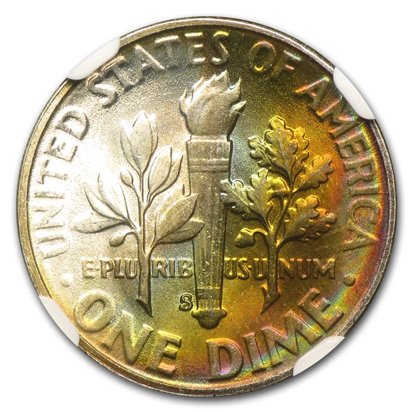 1955 S Roosevelt Dime Value - APMEX