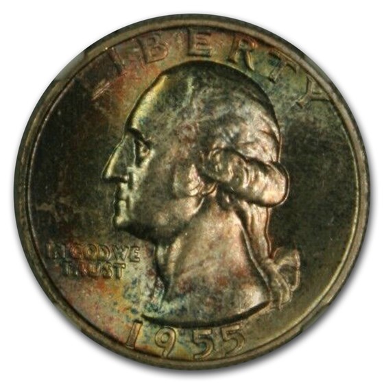 Buy 1955 Washington Quarter MS-67+ NGC CAC | APMEX