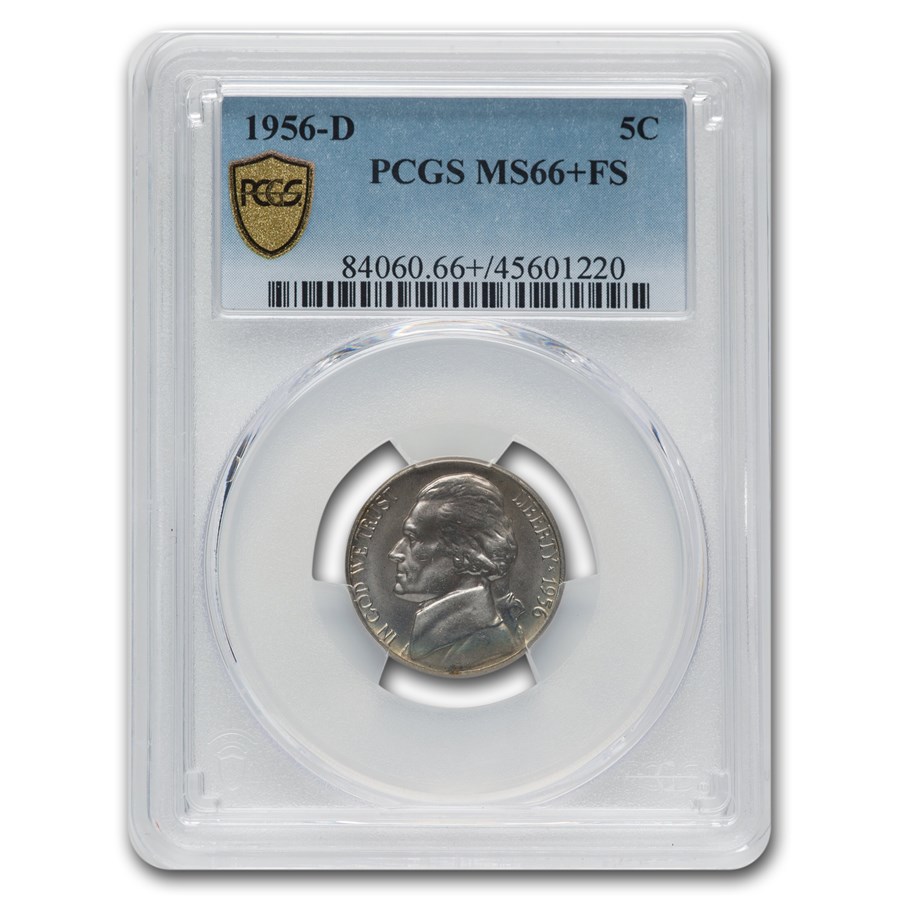 Buy 1956-D Jefferson Nickel MS-66+ PCGS (FS) | APMEX