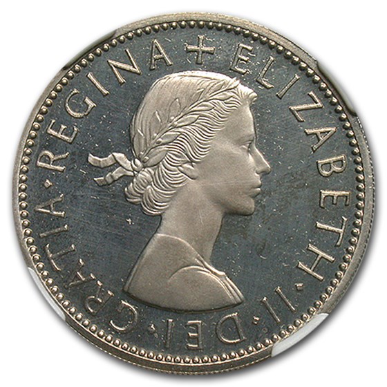 Buy 1957 Great Britain 2 Shillings Elizabeth II PF-66 Cameo NGC | APMEX