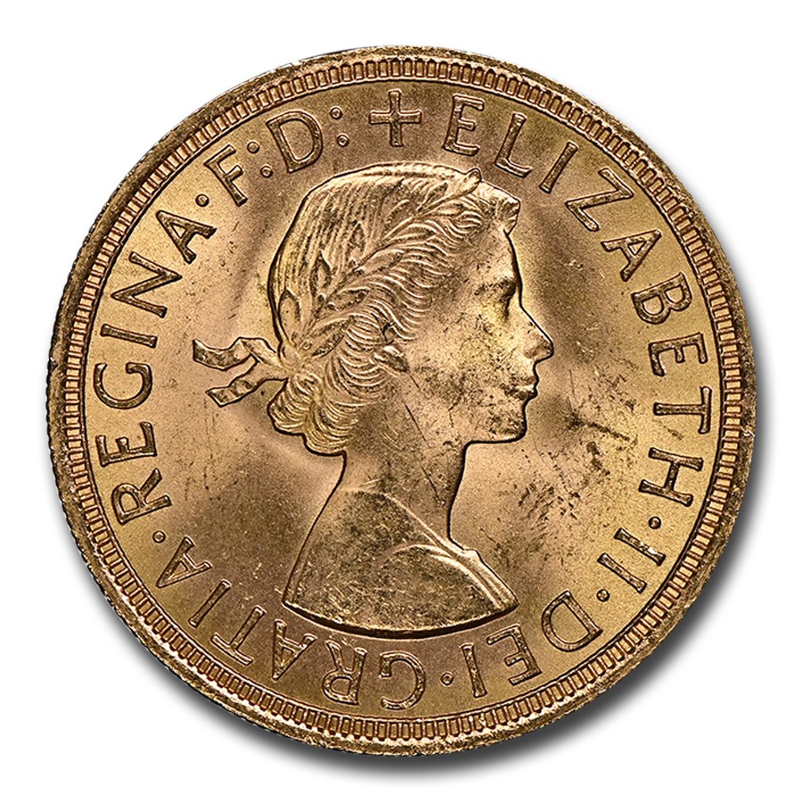 Buy 1957 Great Britain Gold Sovereign MS-64 NGC | APMEX