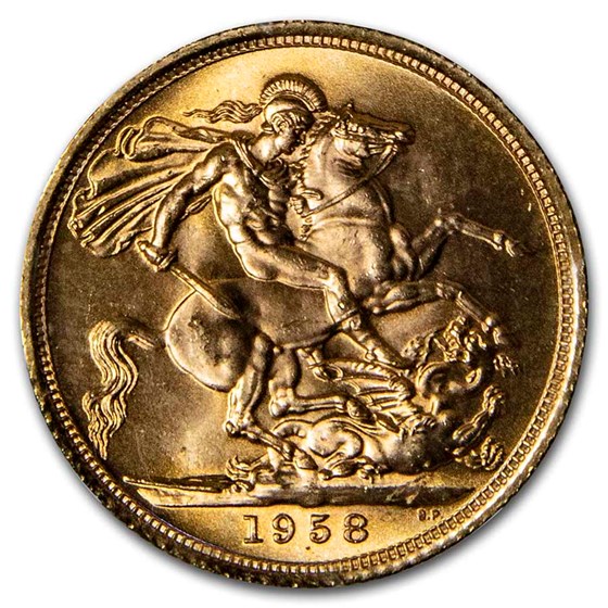 Buy 1958 Great Britain Gold Sovereign Elizabeth II MS-65 PCGS (ER II ...