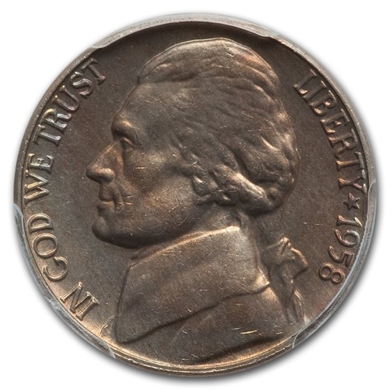 Buy 1958 Jefferson Nickel MS-65 PCGS (FS) | APMEX