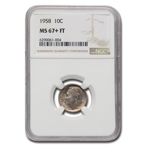 Buy 1958 Roosevelt Dime MS-67+ NGC (Full Torch) | APMEX