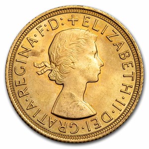1959 Great Britain Gold Sovereign Elizabeth II BU