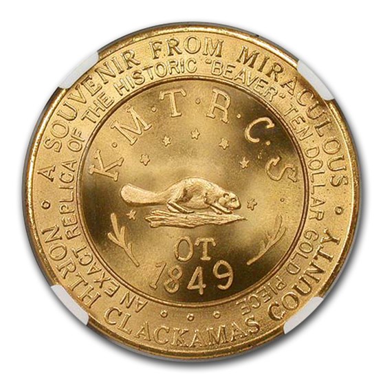 Buy 1959 Oregon Beaver Dollar Medal OR HK-573 MS-66 NGC | APMEX