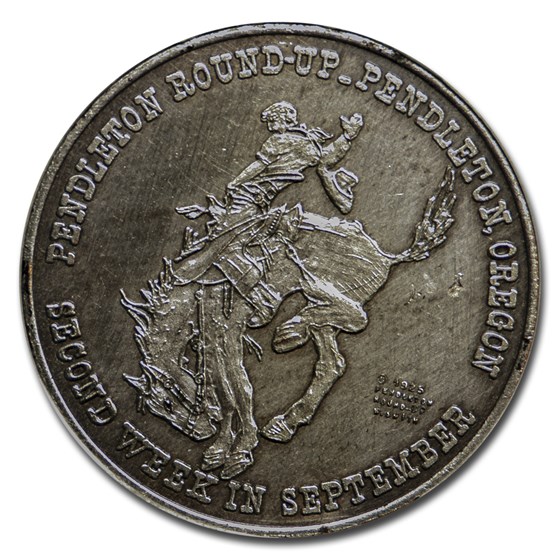 Buy 1959 Oregon Statehood Centennial 2-Coin Set: Pendleton Roundup | APMEX