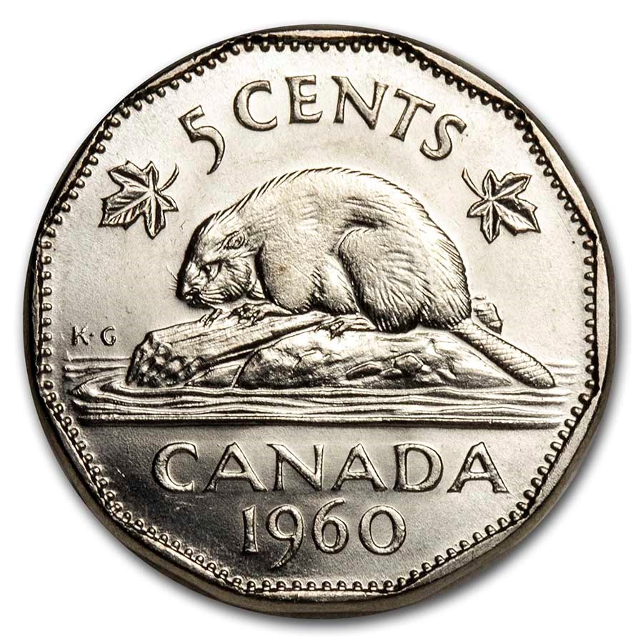 Buy 1960 Canada Nickel 5 Cents BU Prooflike APMEX Buy 1960 Canada Nickel 5 Cents BU Prooflike APMEX