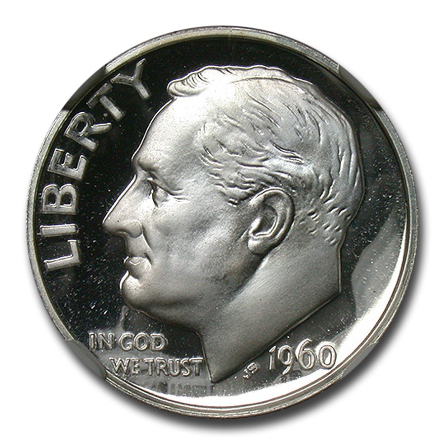 Buy 1960 Roosevelt Dime PF-69 Cameo NGC | APMEX