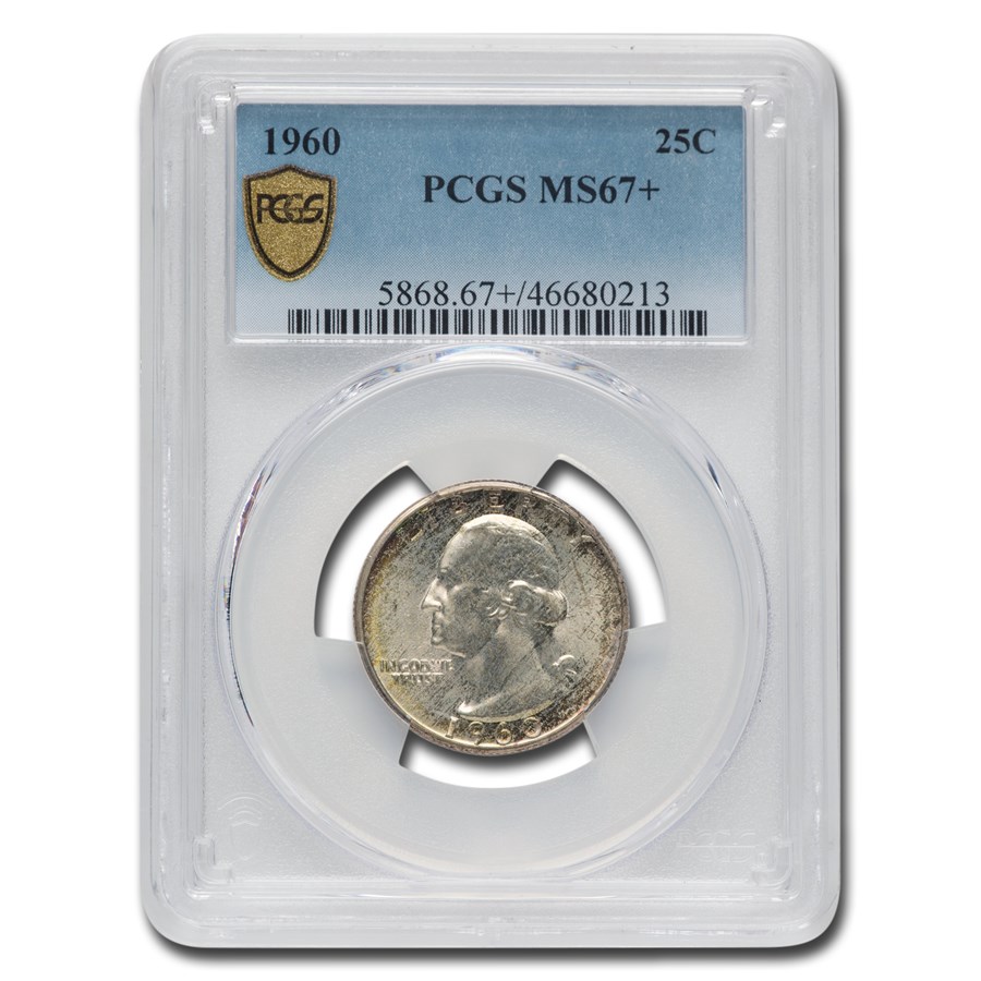 1960 Washington Quarter MS-67+ PCGS