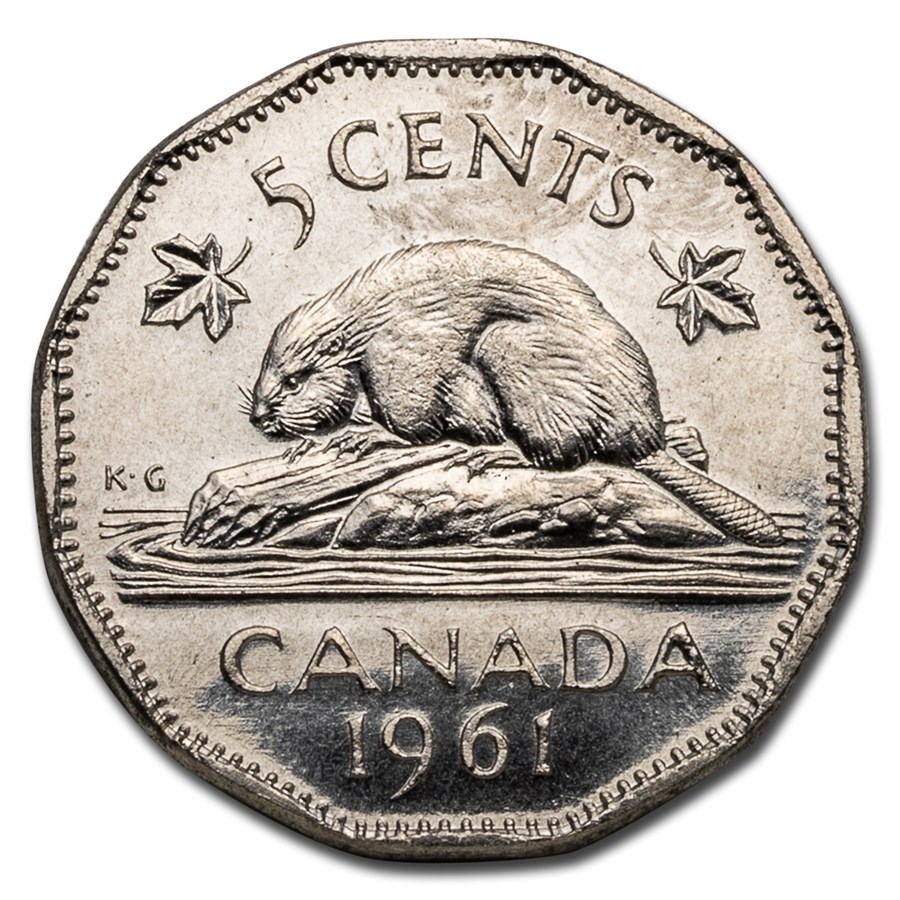 Buy 1961 Canada Nickel 5 Cents BU/Prooflike | APMEX