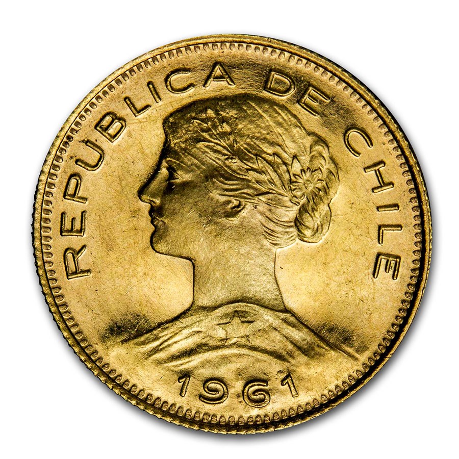 Buy 1961 Chile Gold 100 Pesos BU | APMEX