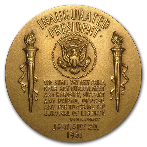 Buy 1961 John F. Kennedy Presidential Inaugural Medal | APMEX