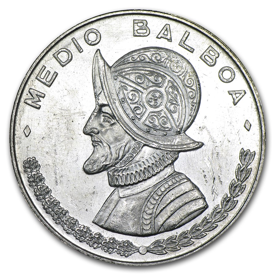 Buy 1961 Panama Silver 1/2 Balboa BU | APMEX