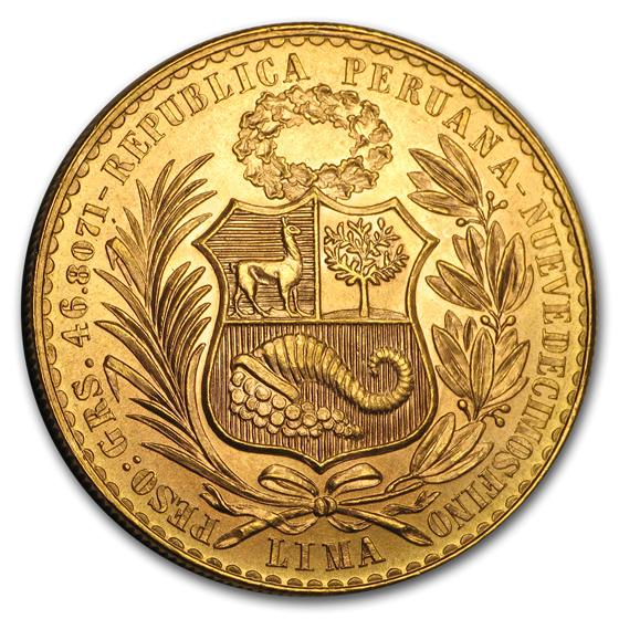 Buy 1961 Peru Gold 100 Soles Liberty BU Coin Online | Gold Coins from ...
