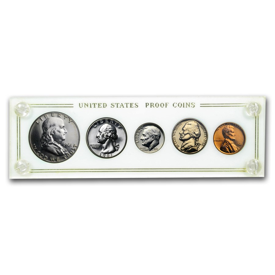 Buy 1961 U.S. Proof Set (Hard Plastic Holder) | APMEX