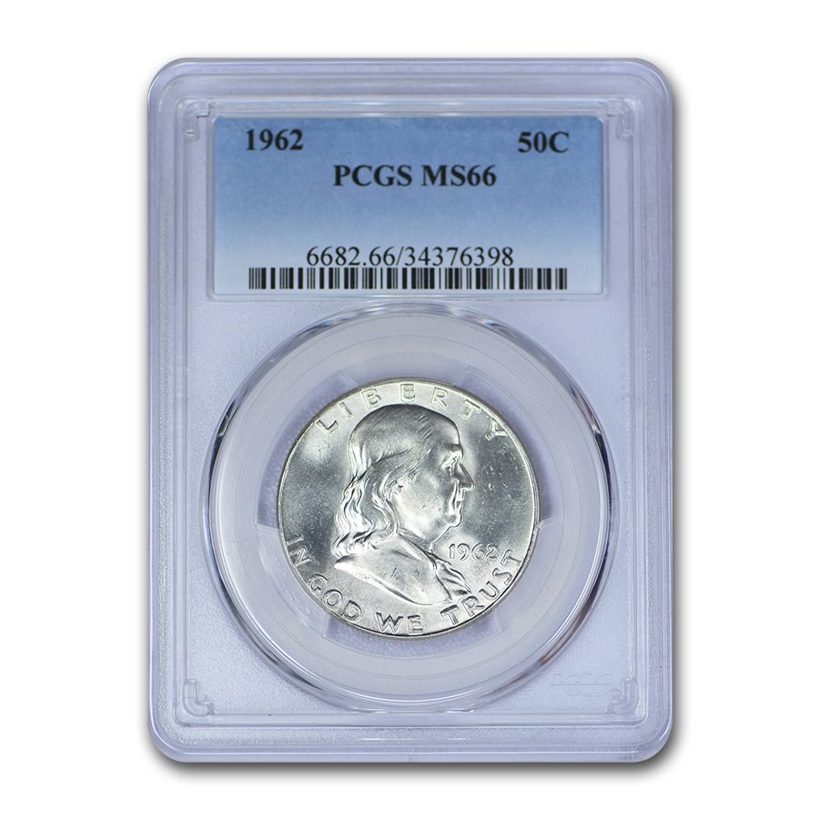 Buy 1962 Franklin Half Dollar MS-66 PCGS | APMEX