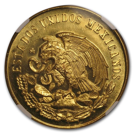 Buy 1962 Mexico Gold Cinco De Mayo Medal Ms 65 Ngc Apmex