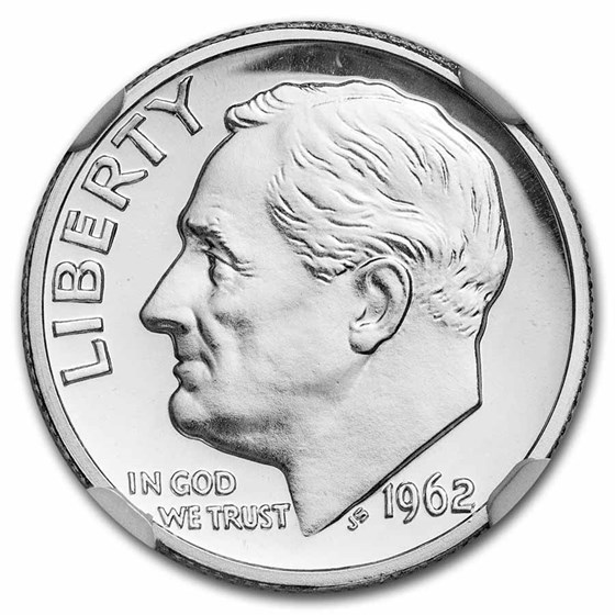 Buy 1962 Roosevelt Dime PR-69 NGC | APMEX