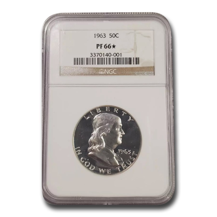Buy 1963 Franklin Half Dollar PF-66* NGC | APMEX