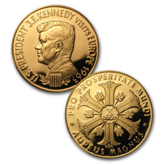 Buy 1963 Germany 6-Coin Gold JFK Medallic Set | APMEX