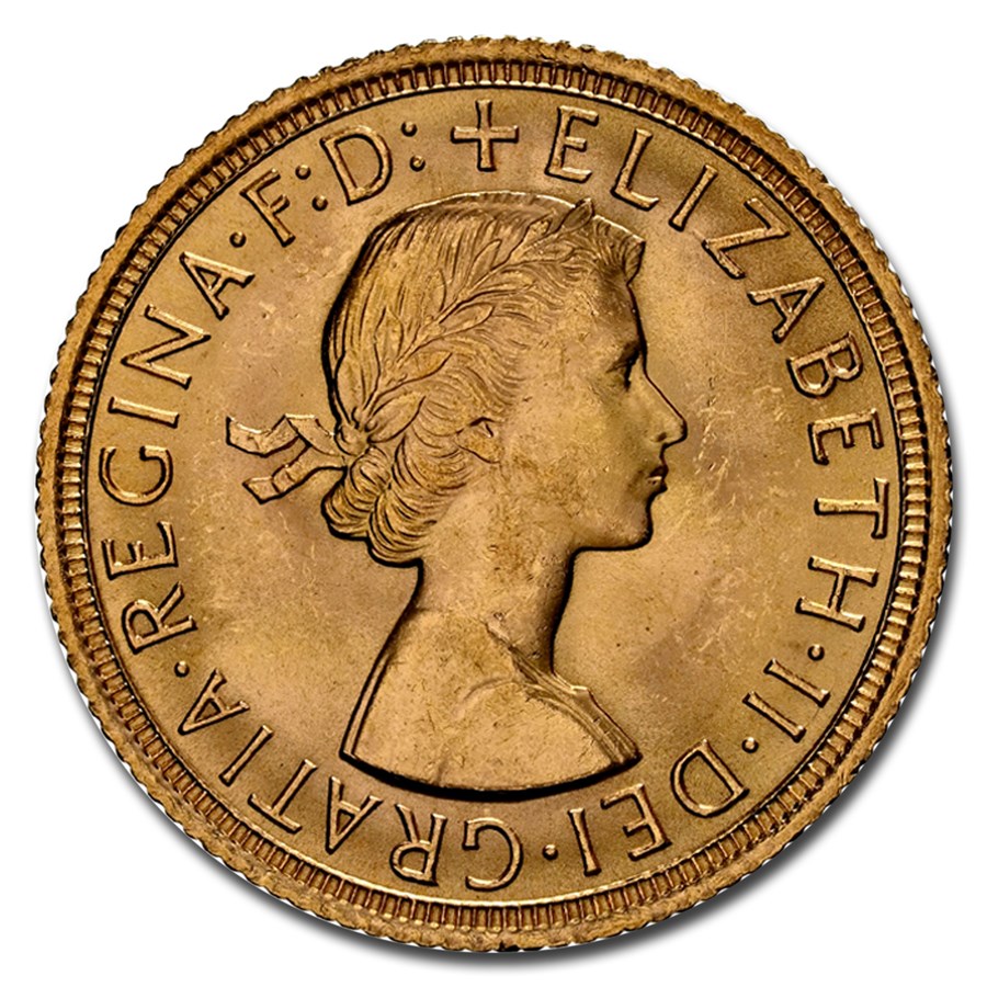 Buy 1963 Great Britain Gold Sovereign Elizabeth II MS-64 NGC | APMEX