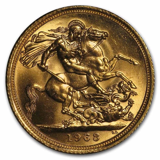 Buy 1963 Great Britain Gold Sovereign Elizabeth II MS-65 PCGS (ER II ...