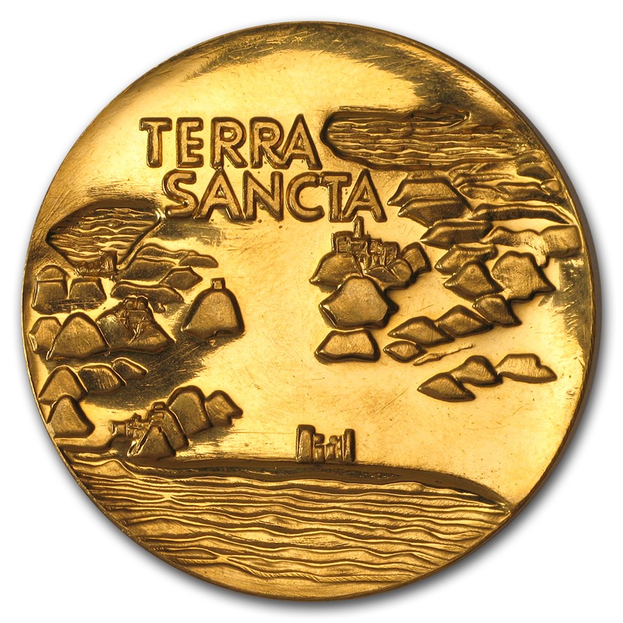 Buy 1963 Israel Gold Terra Sancta State Gold Medal | APMEX