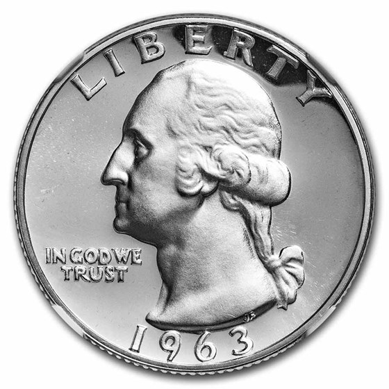 Buy 1963 Washington Quarter PF-68* NGC | APMEX