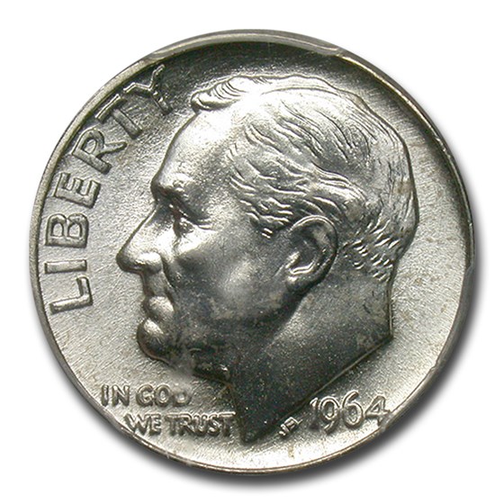 Buy 1964-D Roosevelt Dime MS-65 PCGS (Doubled Die Reverse FS-802) | APMEX
