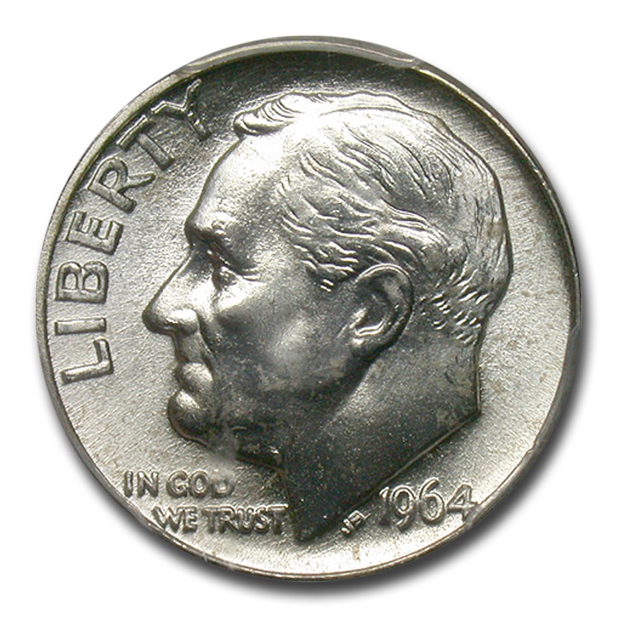 Buy 1964-D Roosevelt Dime MS-65 PCGS (Doubled Die Reverse FS-802) | APMEX