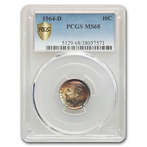 Buy 1964-D Roosevelt Dime MS-68 PCGS | APMEX