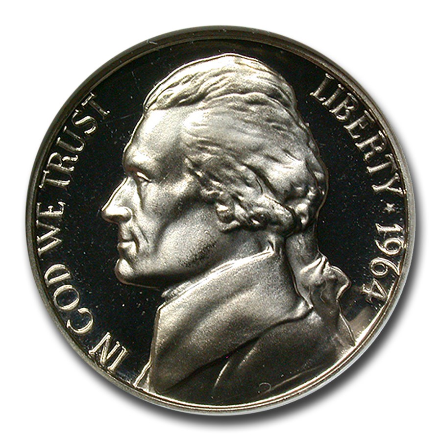 1964 Jefferson Nickel PF-69 UCAM NGC