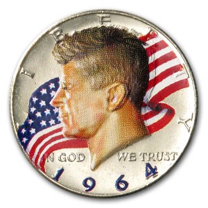 Buy 1964 Kennedy Half Dollar (Colorized) | APMEX